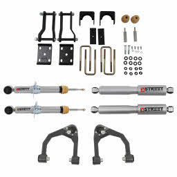 2019-23 Ranger 2wd 2 inch Front / 4 inch Rear lowering kit with SP Shocks